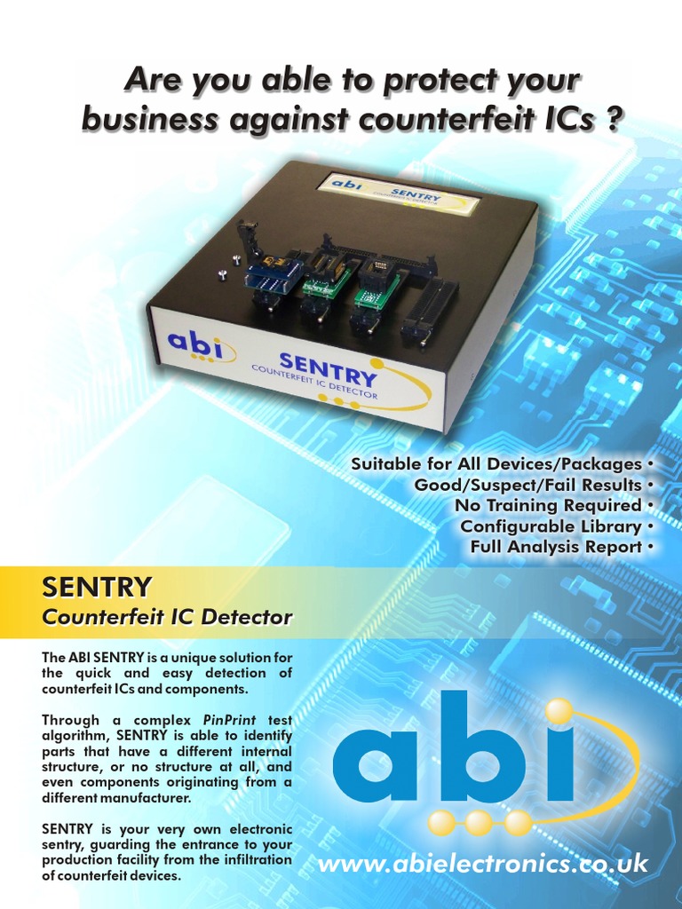 Sentry 128 Flayer | PDF | Integrated Circuit | Counterfeit