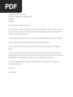 CEO Appointment Letter Template - 1 | PDF