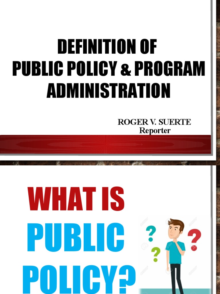 Public Policy | PDF | Policy | Bill (Law)