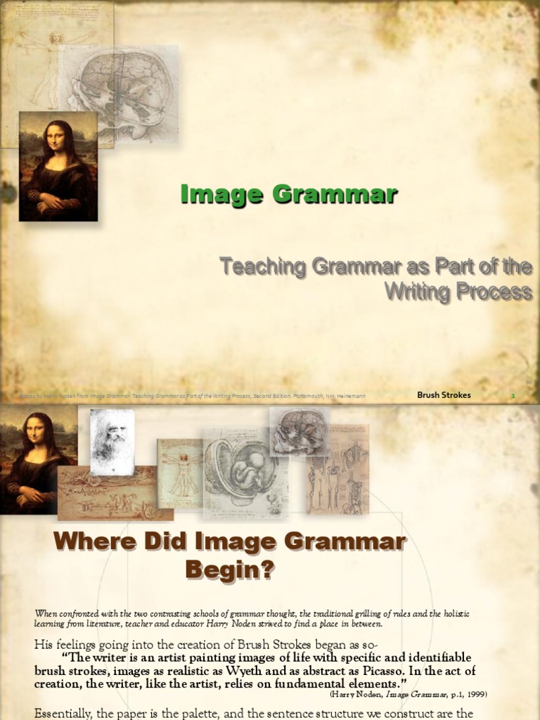 Image Grammar - Brushstrokes | PDF | Camera | Adjective