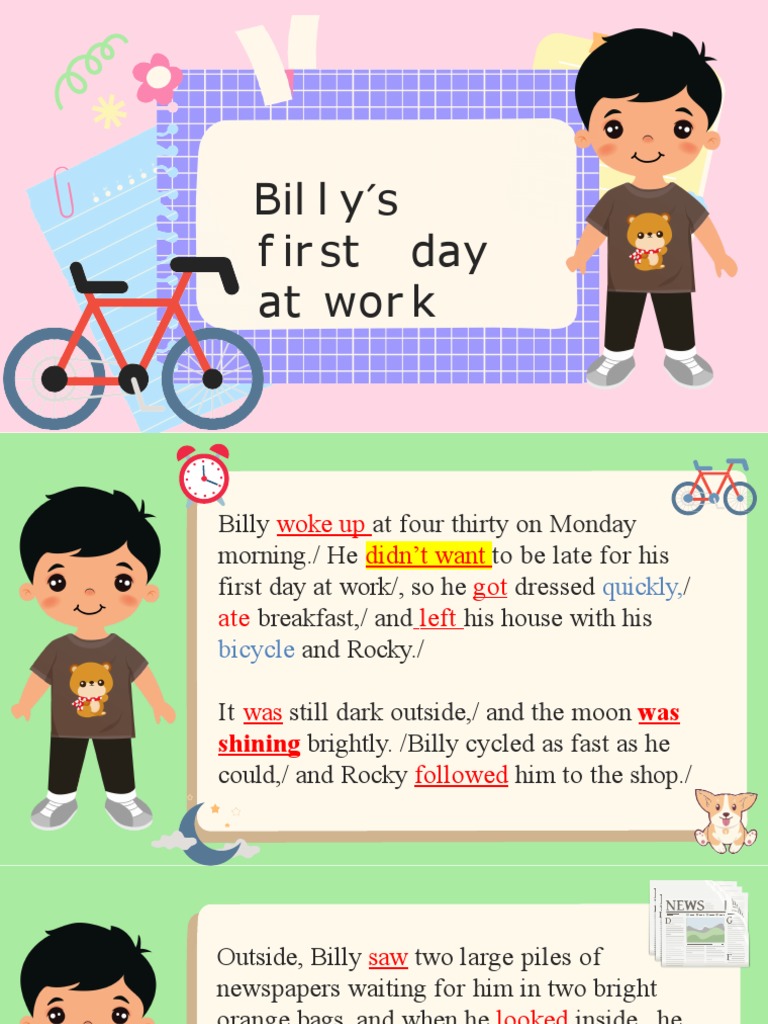 billy´s first day ppt | PDF