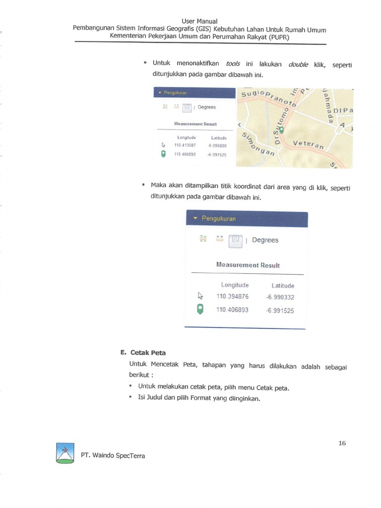 E. Cetak Peta Untuk Mencetak Peta, Tahapan Yang Harus D | PDF