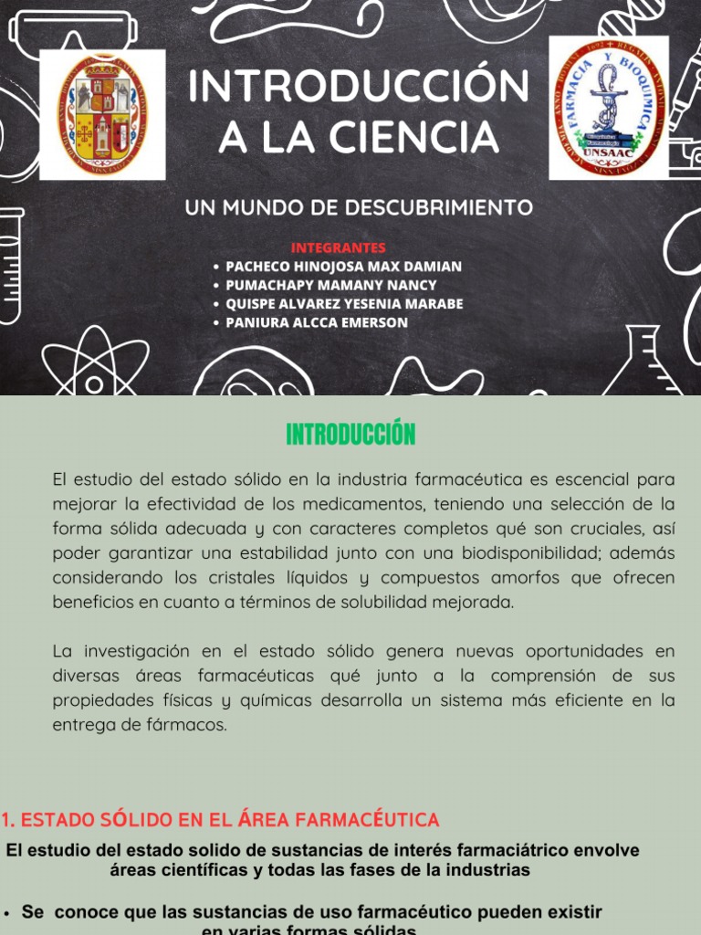 Presentación Introducción A La Ciencia Simple Blanco y Negro | PDF