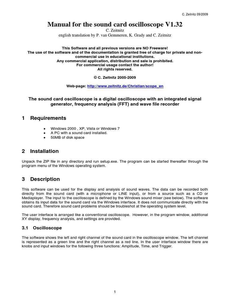 Manual Scope | PDF | Amplitude | Sampling (Signal Processing)