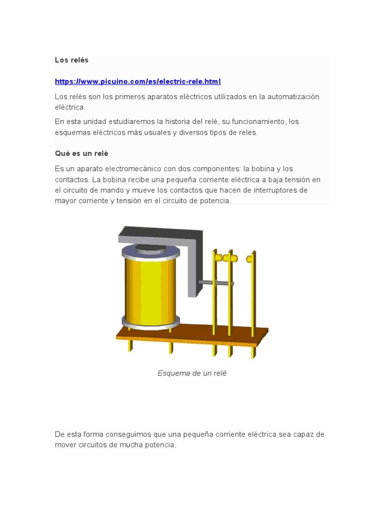 Relé Pdf Relé Inductor