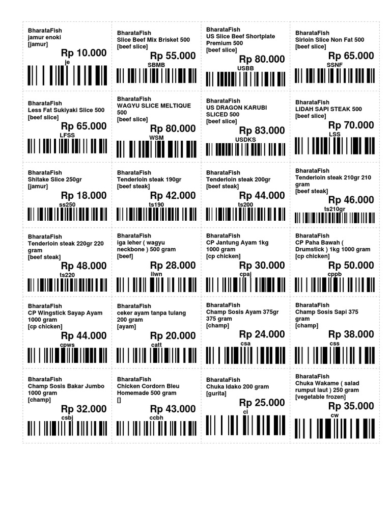 Barcode - 2023 03 19 | Download Free PDF | Cooking | East Asian Cuisine