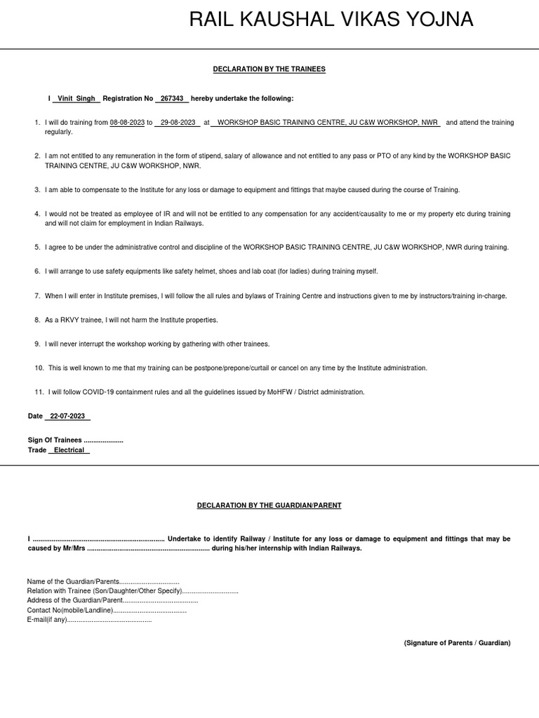 Declaration | PDF | Economies | Labor