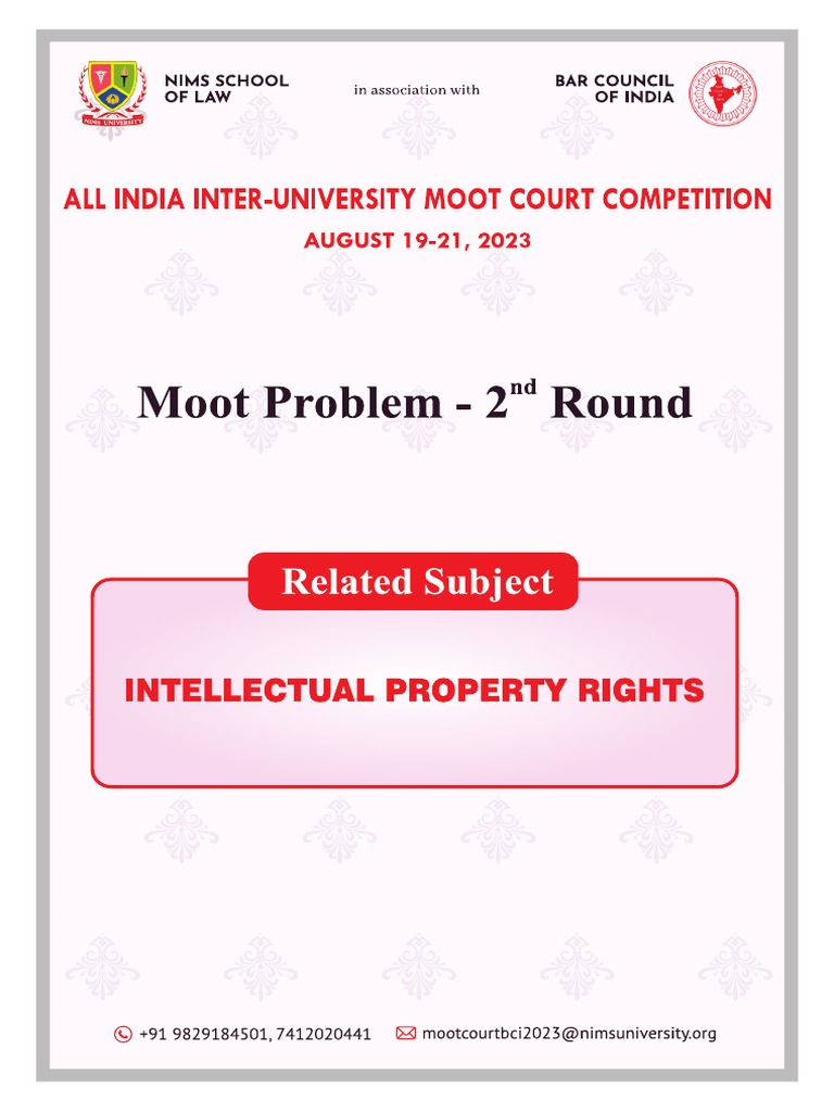 Moot Court Problem - 2nd Round | PDF