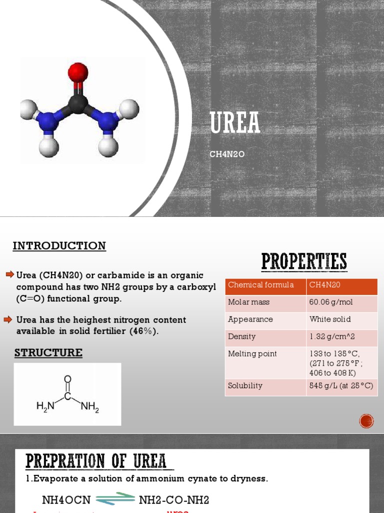 Presentation of Urea | PDF