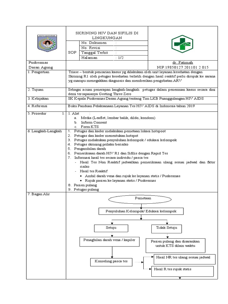 Skrining HIV dan Sifilis di Puskesmas | PDF | Sains & Matematika