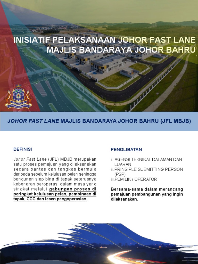 JOHOR FAST LANE - MBJB | PDF