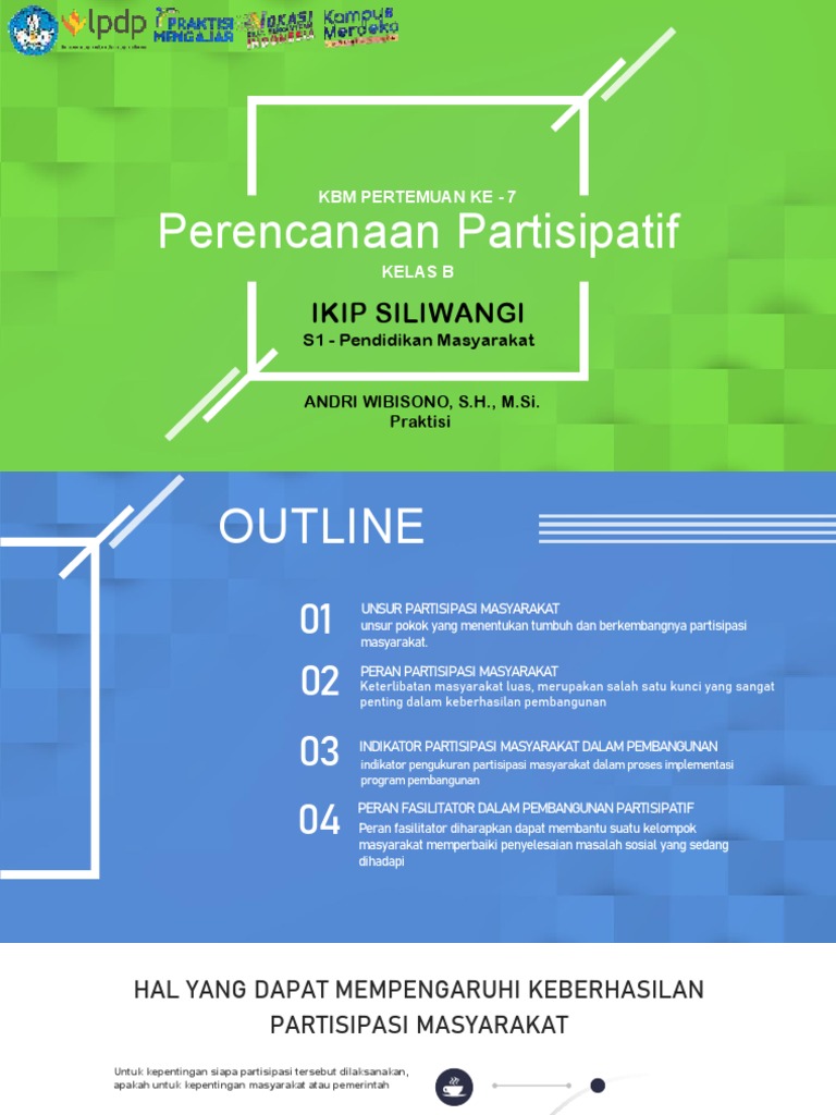 Perencanaan Partisipatif dalam Pembangunan | PDF | Bisnis