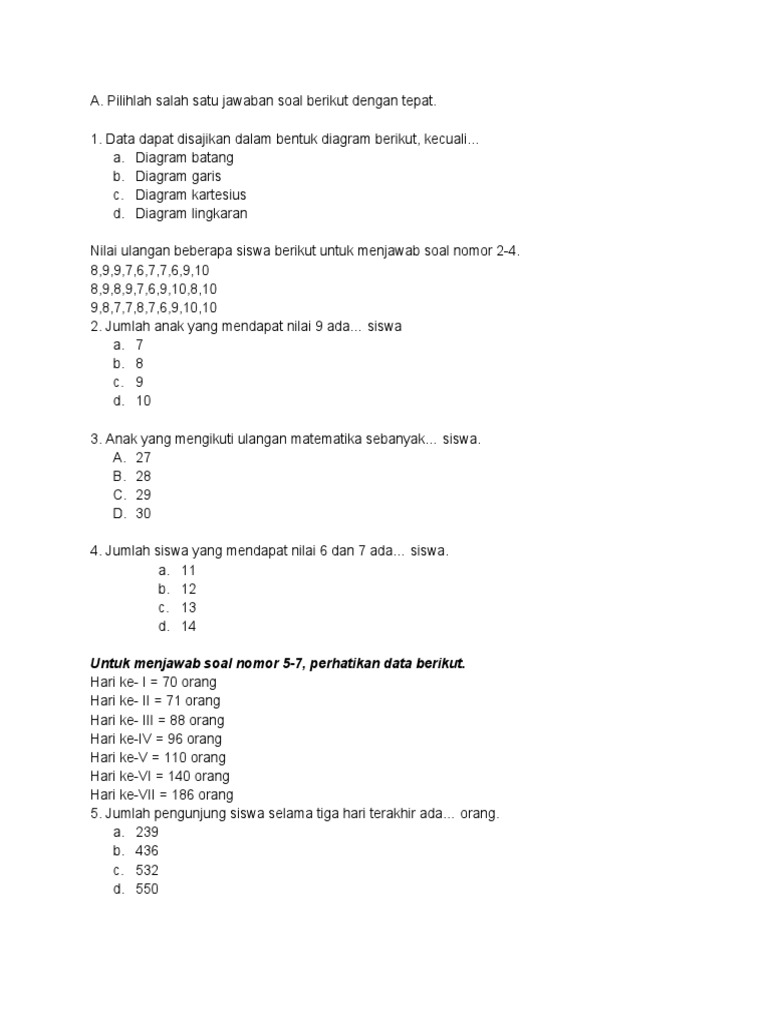 Soal UAS Mate Kelas 5 | PDF