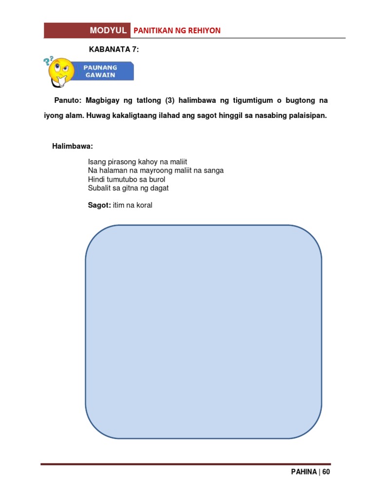 Kimberly de Leon - Kabanata 7 Paunang Gawain Panitikan NG Rehiyon | PDF