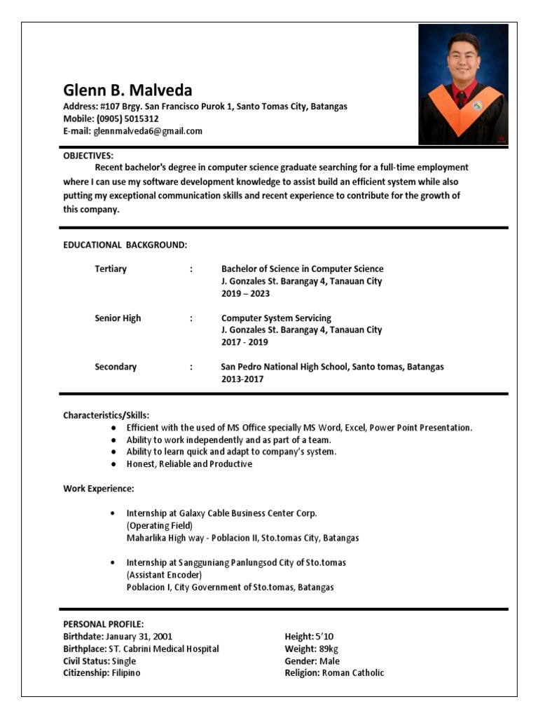 GLENN-RESUME Final | PDF