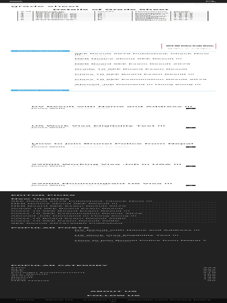 Grade Sheet - Gbsnote | PDF