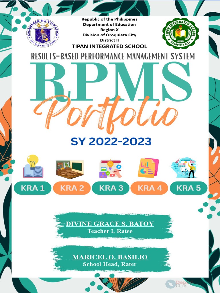 E Rpms Portfolio Tis | PDF | Learning | Curriculum