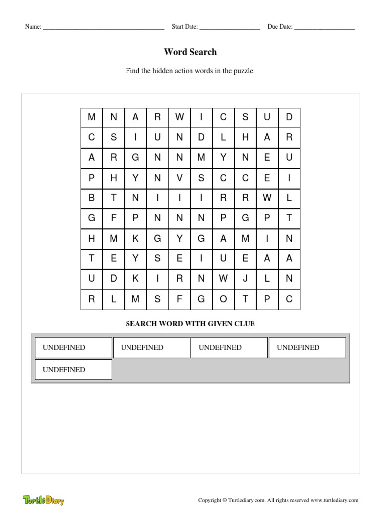 Word Search | PDF | Word Search | Puzzles