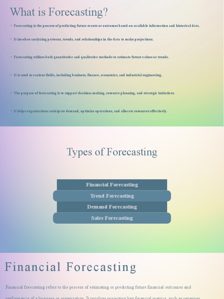 Forecasting | PDF | Forecasting | Data Analysis