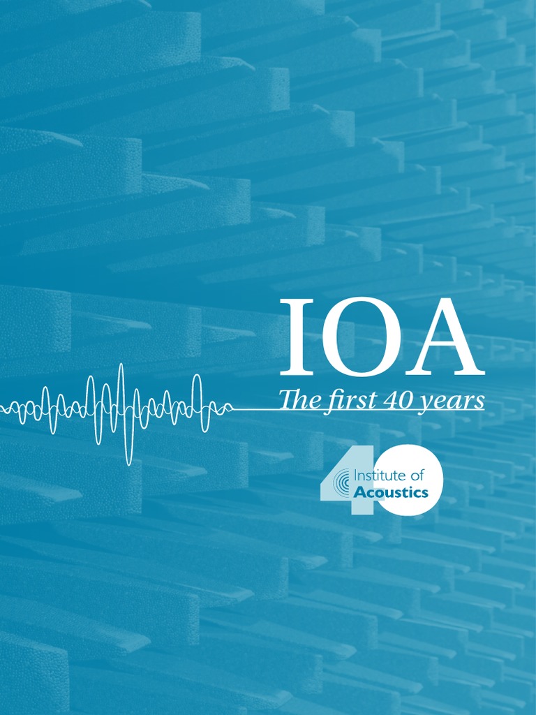 History of The IOA | PDF | Acoustics | Engineering