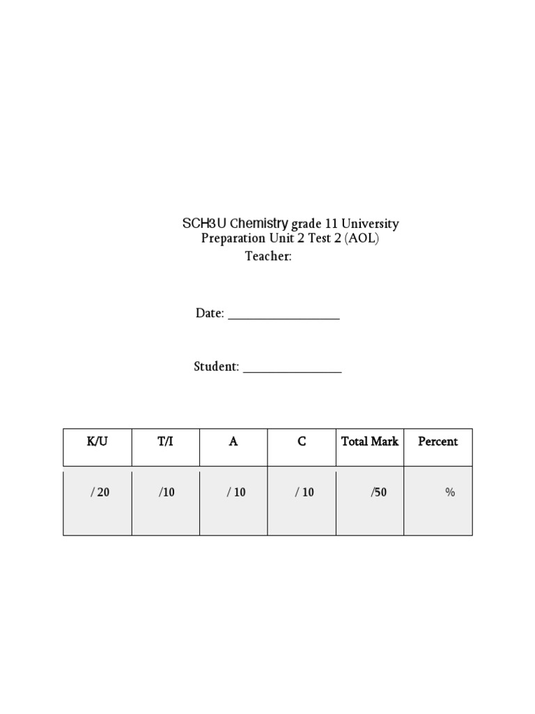 Unit 2-Test 2-AOL | PDF
