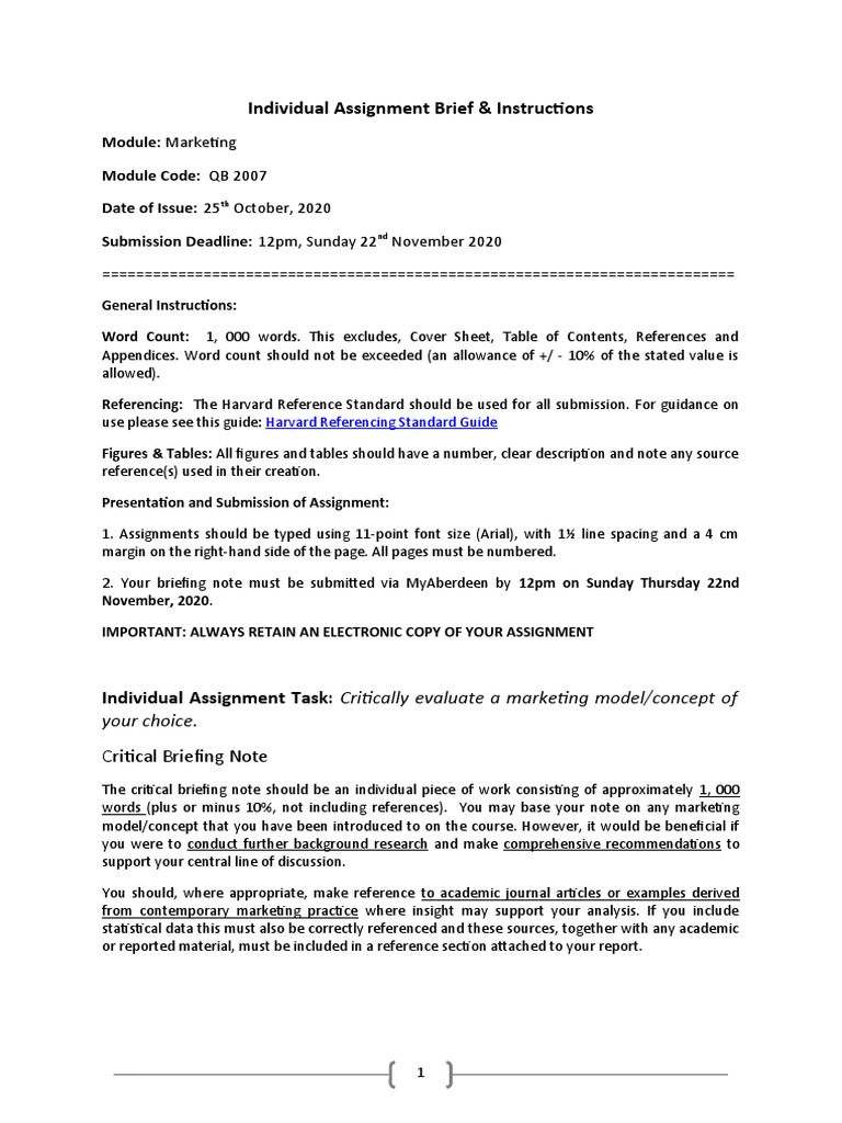 Critical Briefing Note Assignment 1 | PDF | Knowledge | Reason