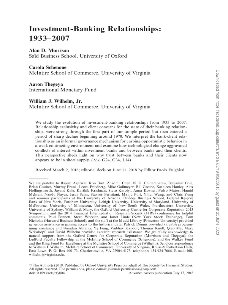 Cfy 004 | PDF | Underwriting | Banks