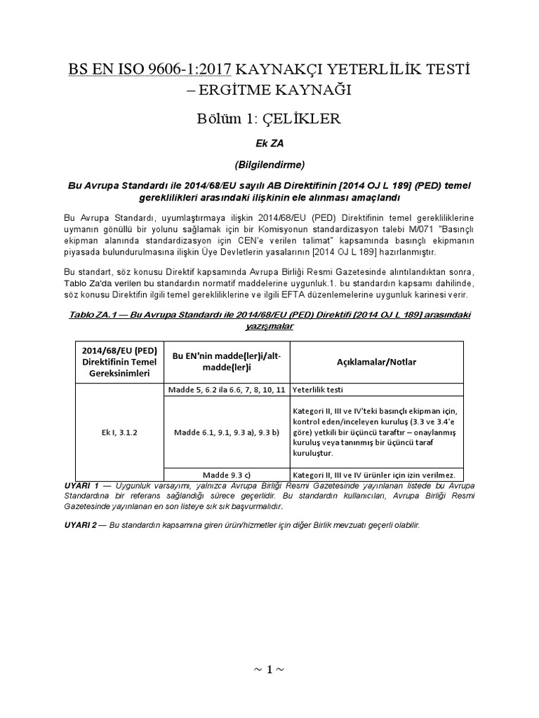 TS en Iso 9606-1-2017 | PDF