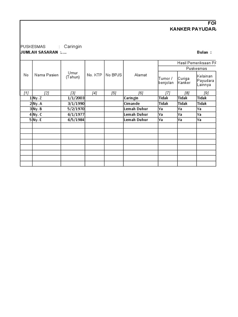 Laporan IVA TEST Dan SADANIS - Dr. Nurul Dwi Lestari | PDF