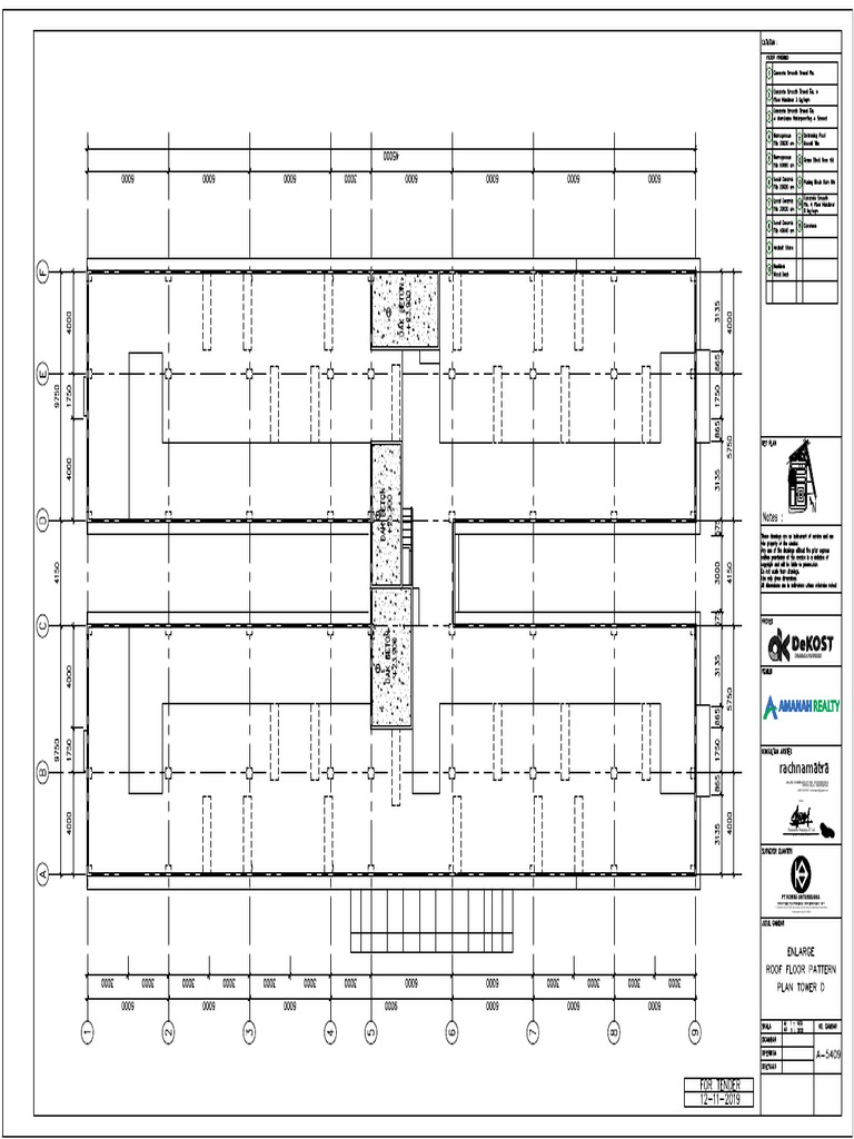 A-5409 - Denah Lantai Atap - Tower D-Layout1 | PDF