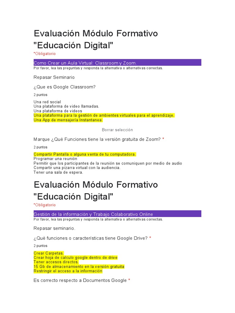 Evaluación Módulo Formativo | PDF | Color | Informática