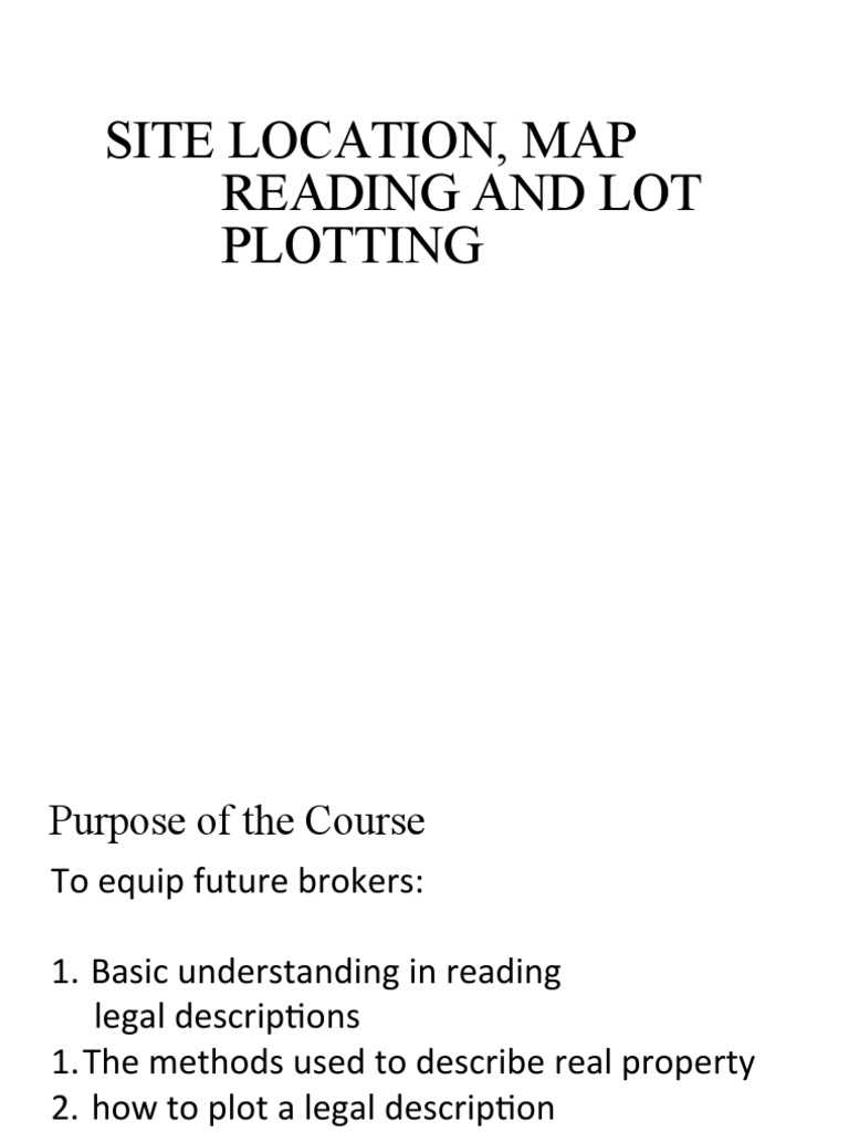 Site Mapping | PDF | Land Lot | Surveying