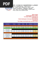 Vessel Stacking Periods Overview | PDF | Shipping Companies | Shipping