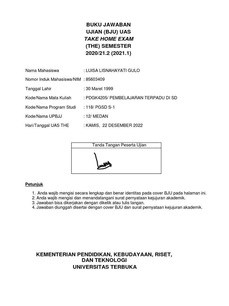 Bju Terpadu Lisna | PDF