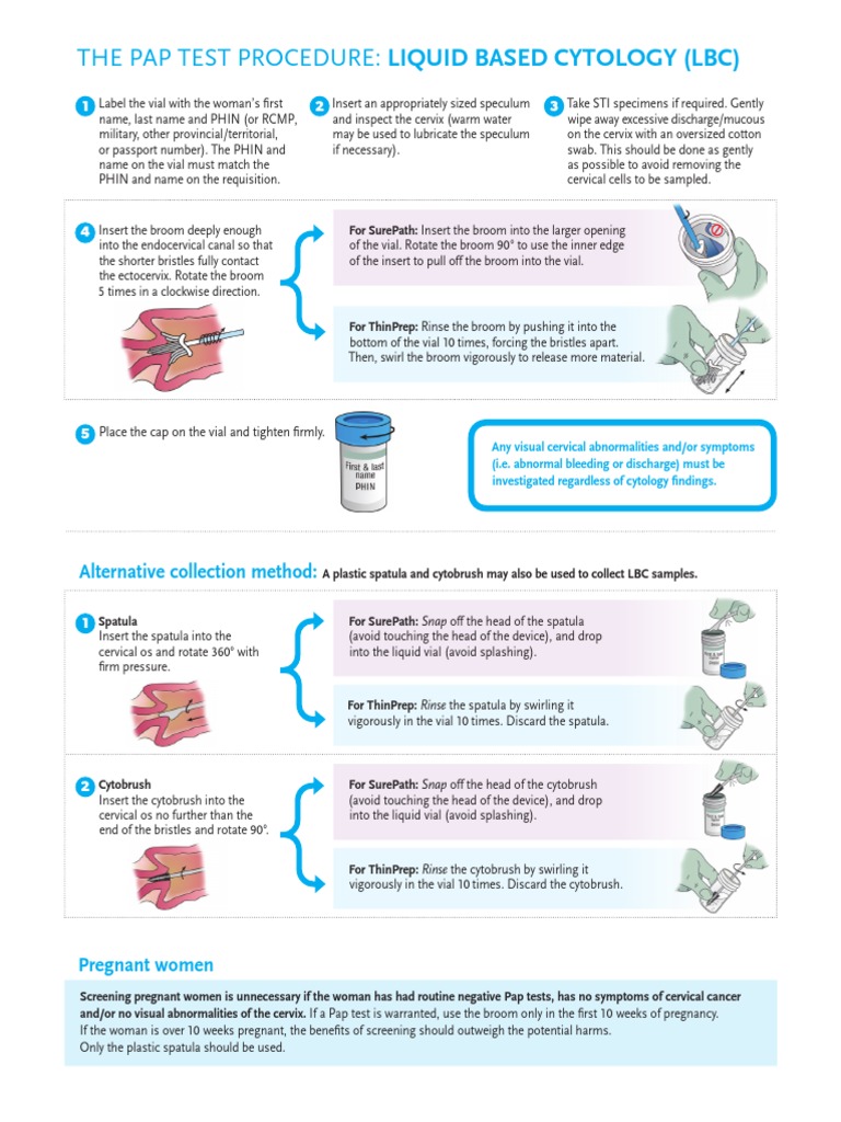 Pap Test-Liquid Based Cytology | PDF | Cytopathology | Midwife