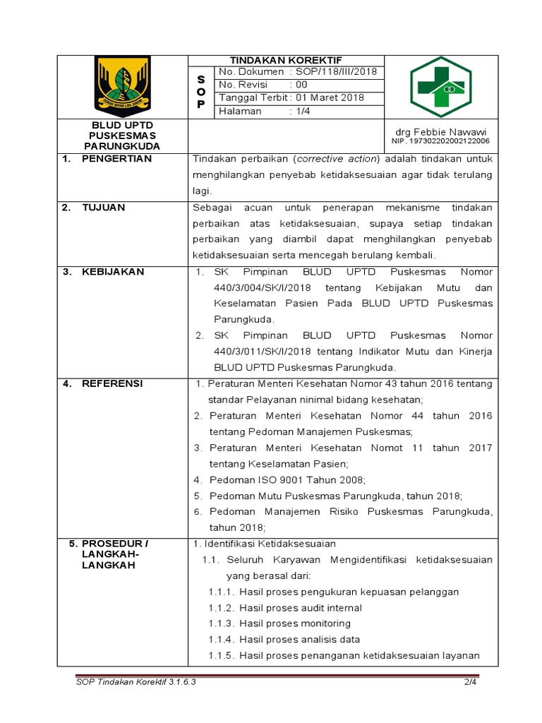 Contoh Sop Lengkap | PDF