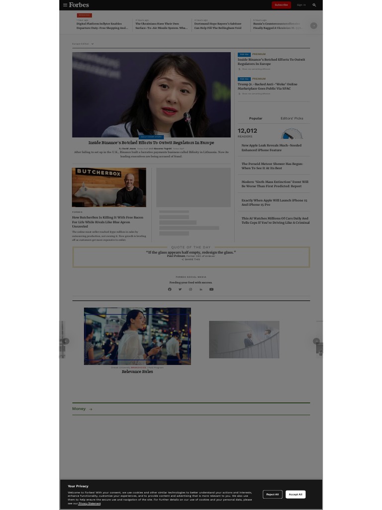 WWW Forbes | PDF | Forbes | Privacy