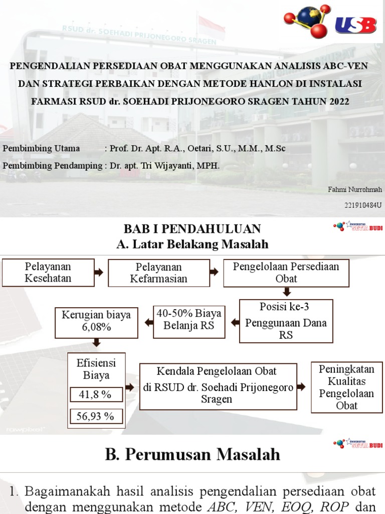 Pengendalian Penggunaan Obat Dengan Metode ABC/VEN | PDF