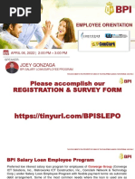 BPI Salary Loan Application Guide | PDF