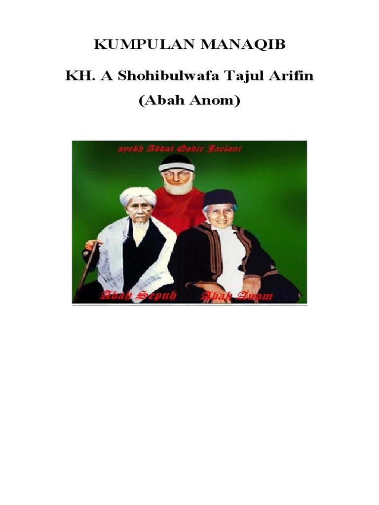 Kumpulan Manaqib Abah Anom | PDF