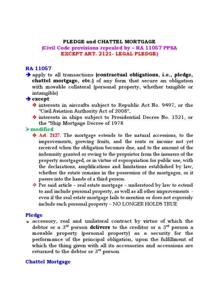 PPSA | PDF | Security Interest | Mortgage Law
