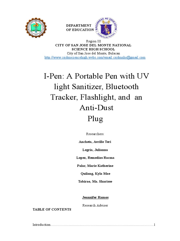 I Pen Final Soft | PDF | Ultraviolet