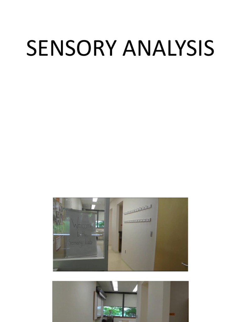 Sensory Analysis | PDF