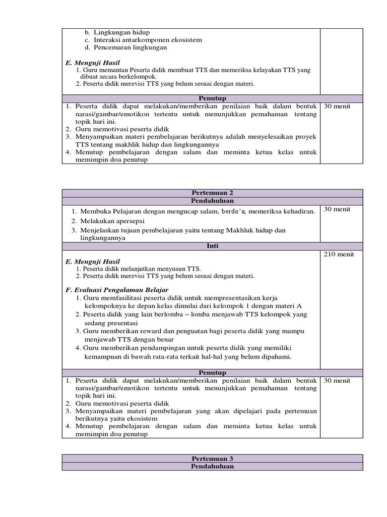 Langkah Langkah Kegiatan Pembelajaran | PDF