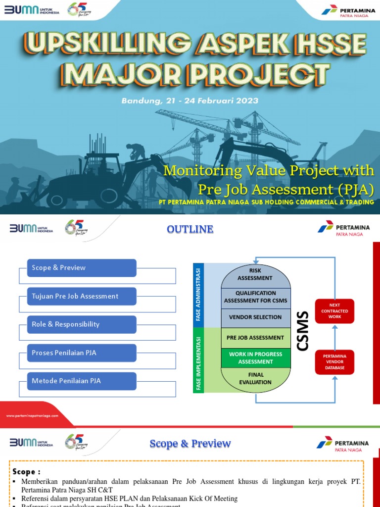 Pemaparan PJA - Upskilling MK | PDF