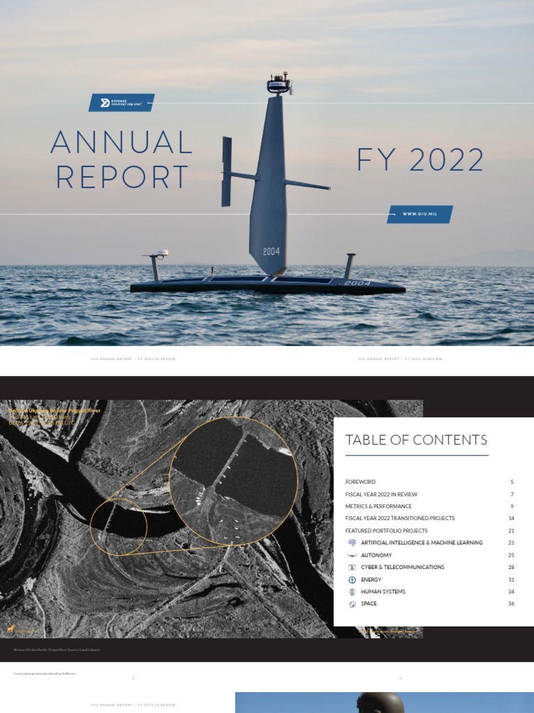 DIU Annual Report FY22 FINAL | PDF | Innovation | United States ...