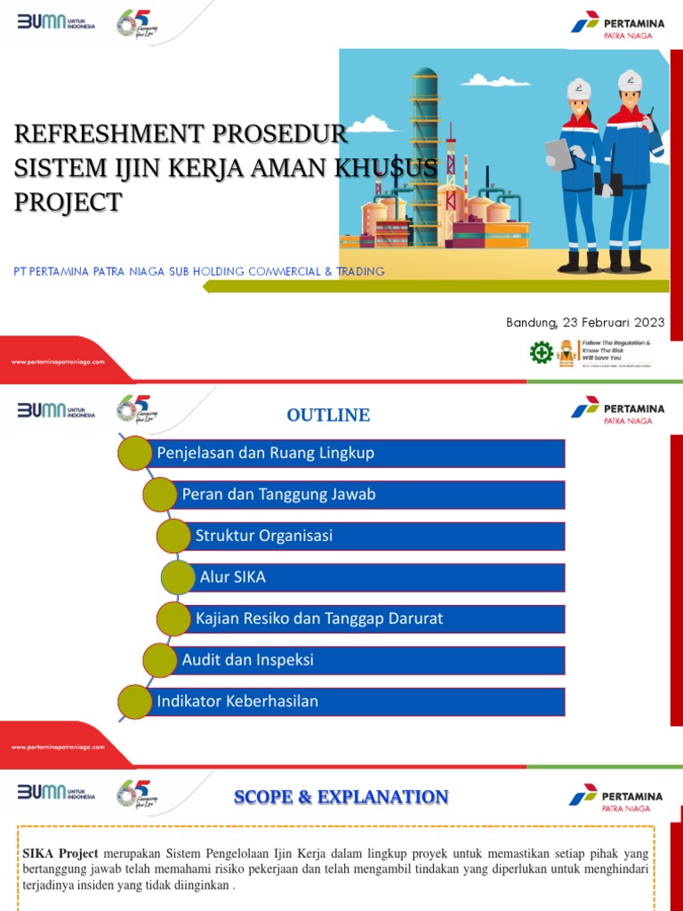 Prosedur SIKA Proyek Pertamina | PDF