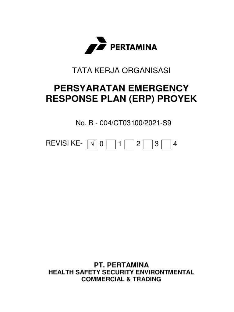 Persyaratan ERP Proyek Pertamina | PDF