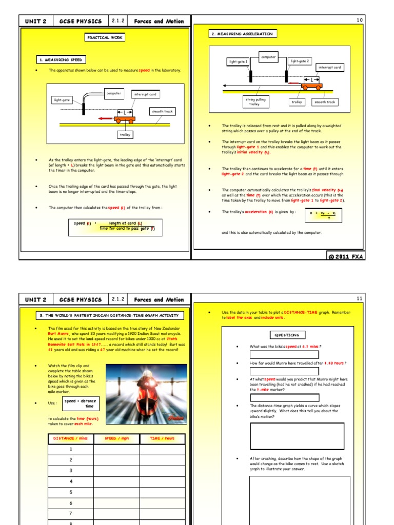Motion Graphs Part 2 Notes and Ideas | PDF | Acceleration | Physics