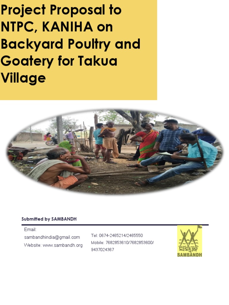 Project Proposal To NTPC - PoultryGoatery - 28th April - Final4 | PDF ...